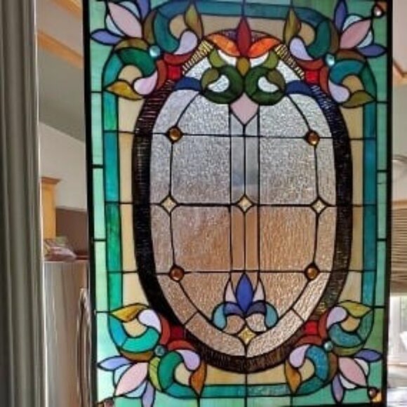 No brand / Not sure | Accents | Dancing Style Stained Glass Window ...